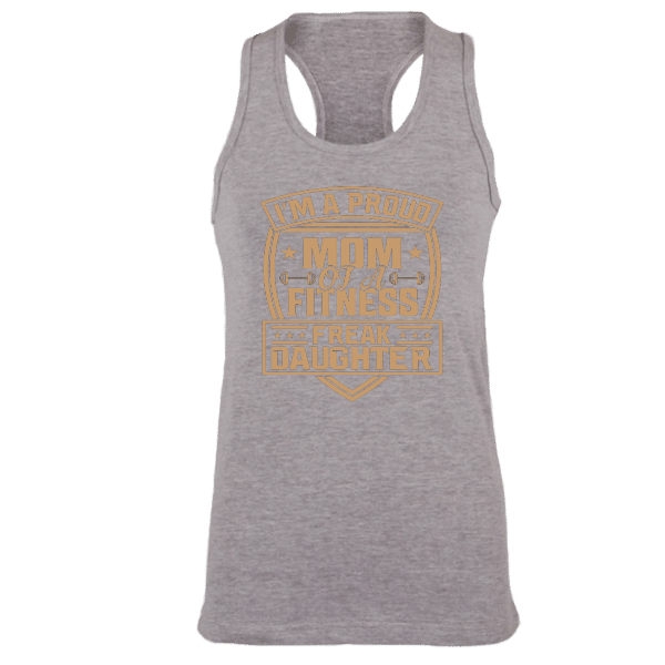 Gym Woman Custom Graphic Racerback - Teeprint